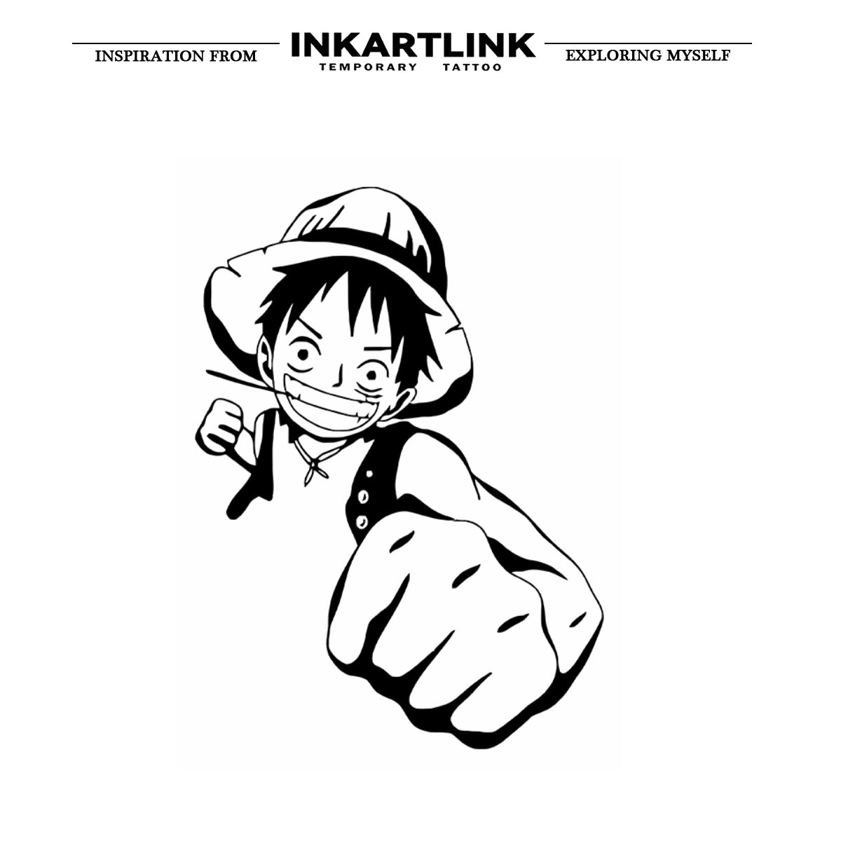 One Piece Luffy – INK ART LINK