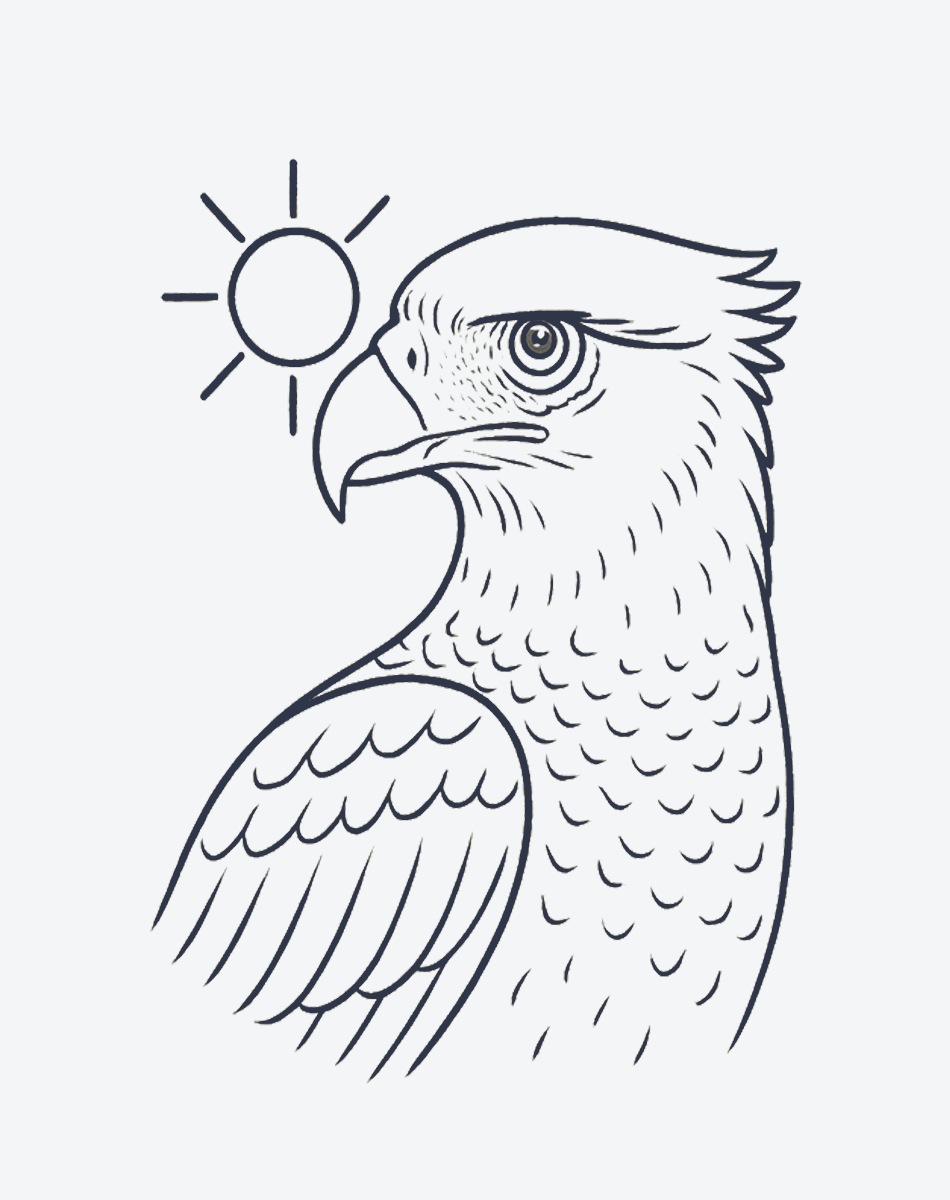 Sun-Kissed Sentinel Temporary Tattoo | Sun Tattoo – INKARTLINK