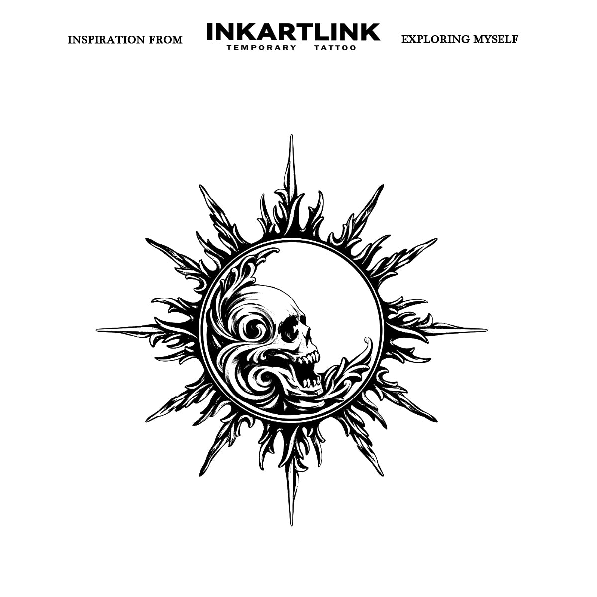 Skeleton Sun – INK ART LINK