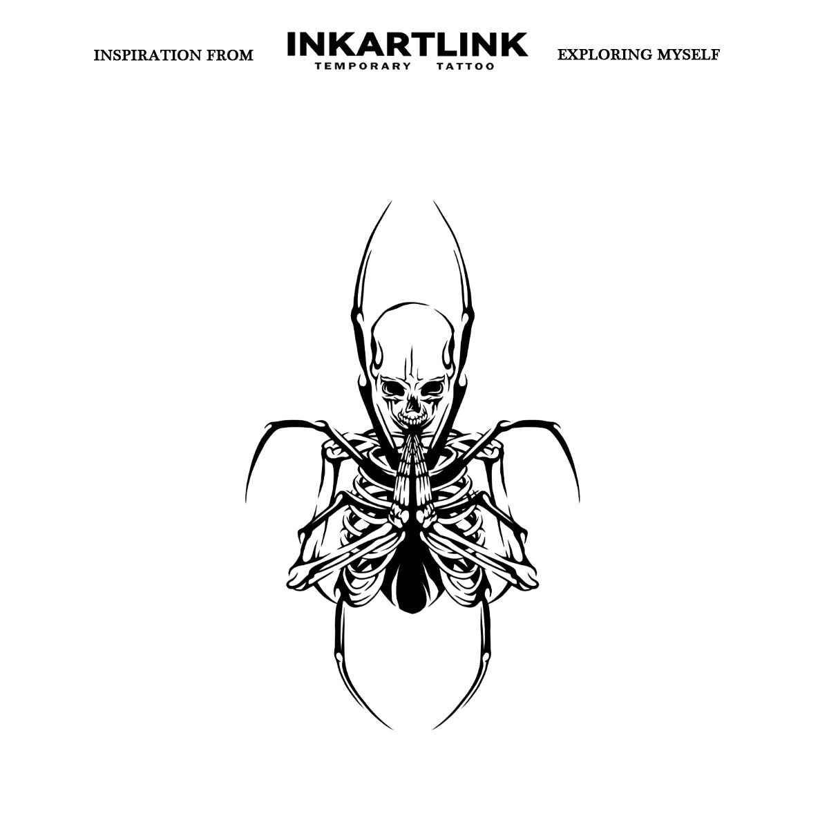 Skeleton spider – INKARTLINK