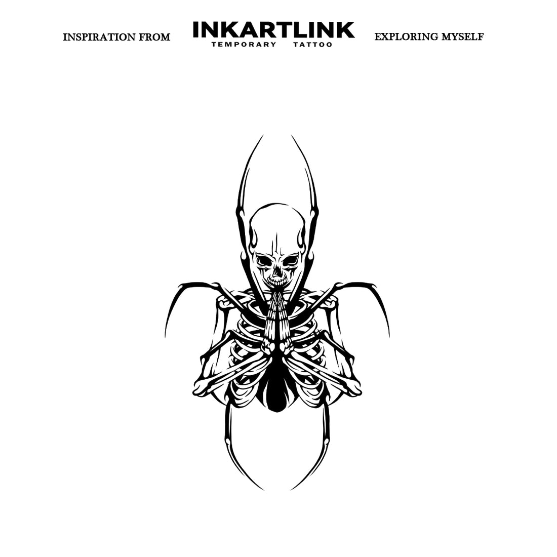 Skeleton spider – INKARTLINK