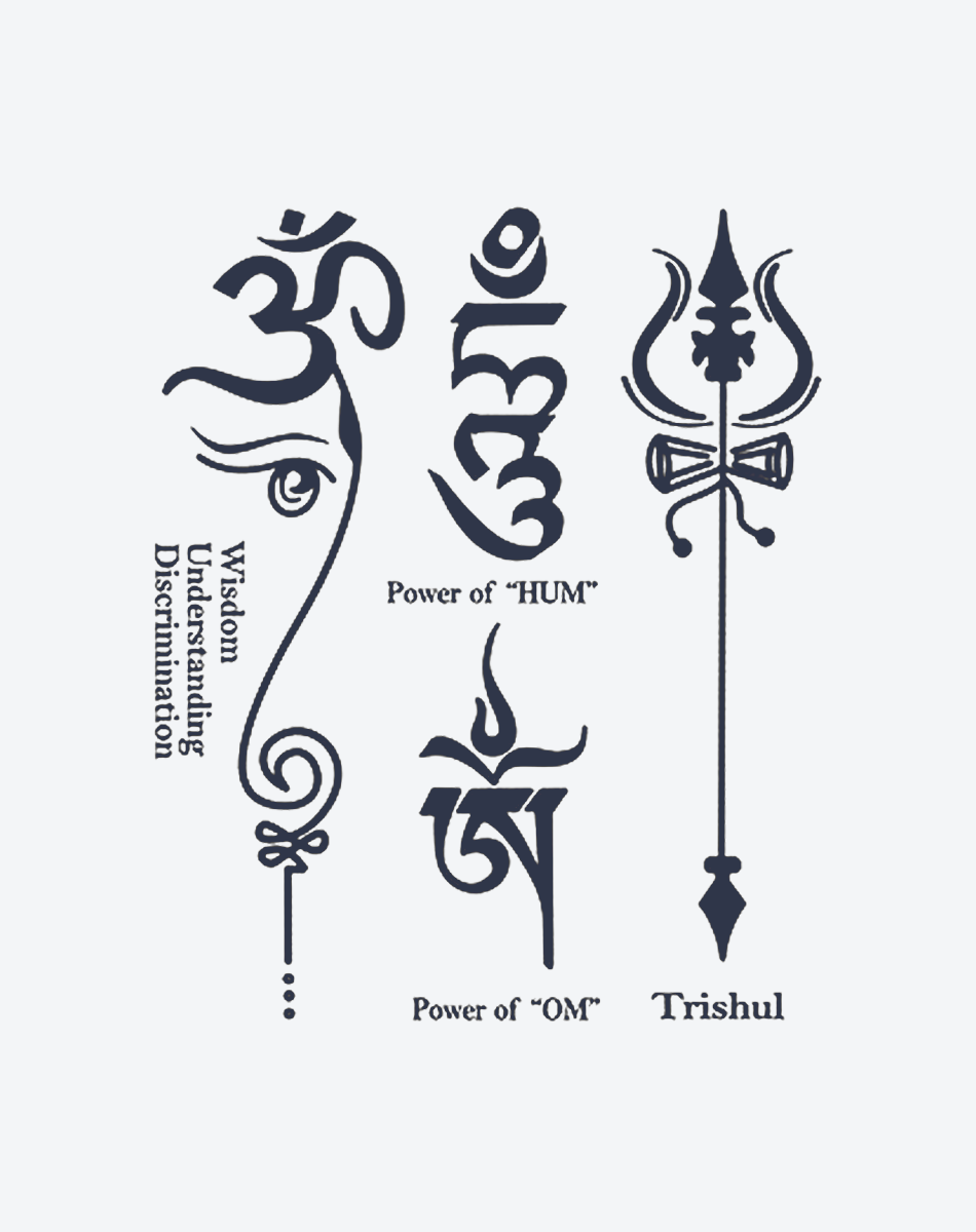 Dharma Symbols Tattoo | Sacred Spiritual Art – INKARTLINK
