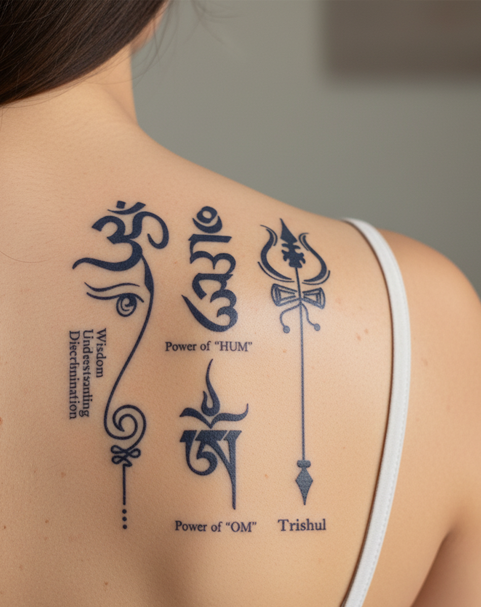 Dharma Symbols Tattoo | Sacred Spiritual Art – INKARTLINK