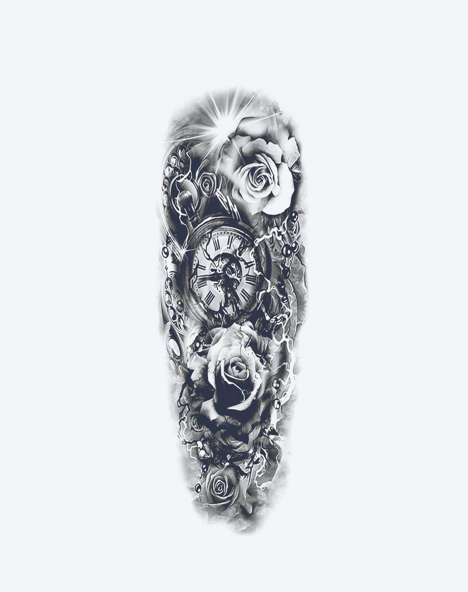 Chronos' Garden Tattoo Stickers for Creative Style – INKARTLINK