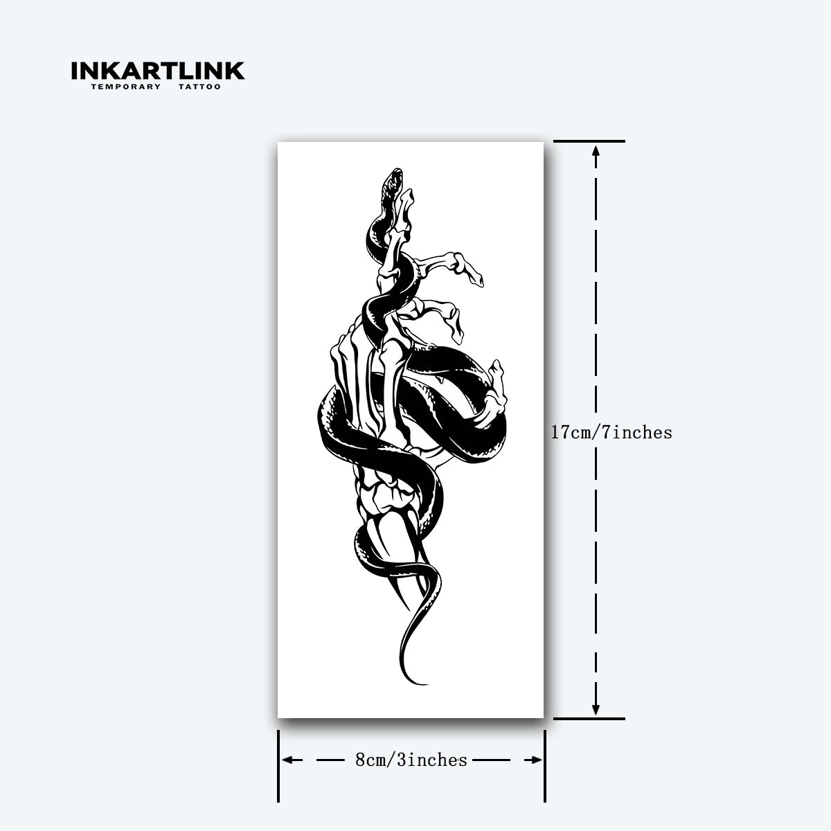 hand bone snake – INK ART LINK